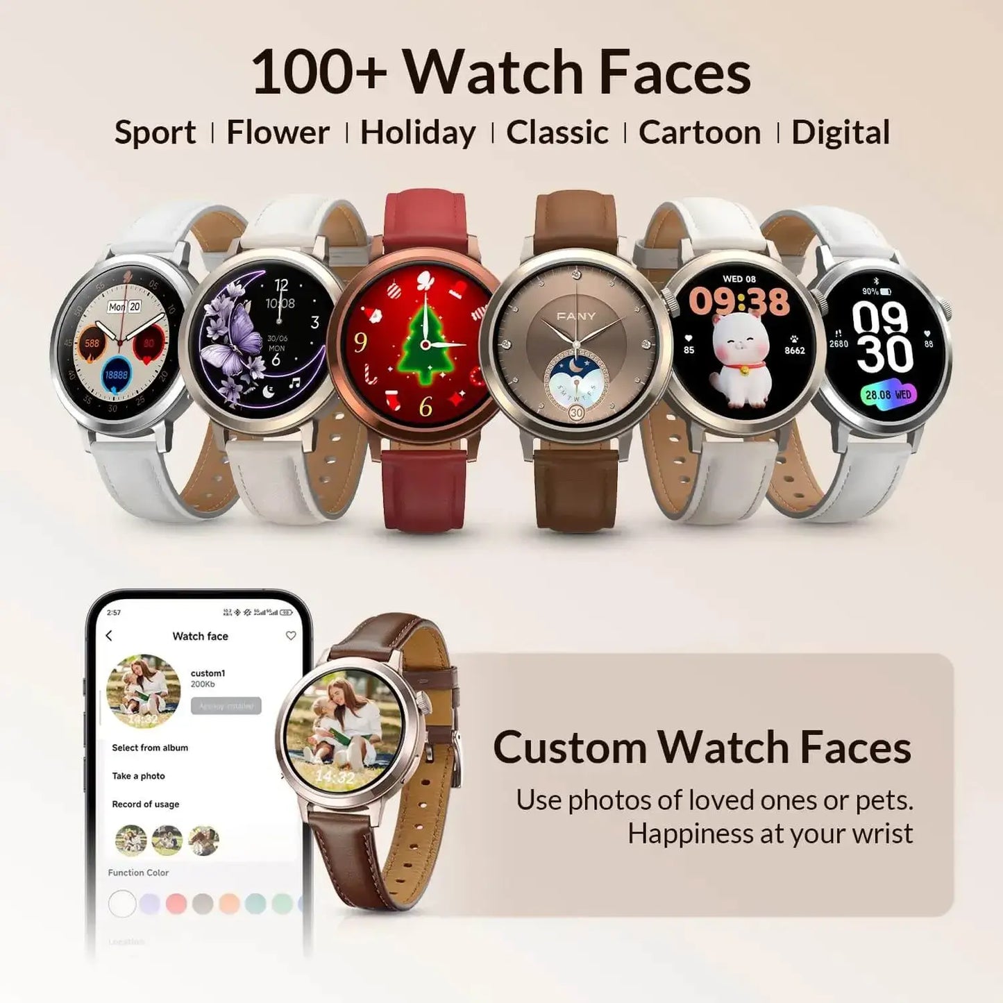 FANY Luna Classic Women Smart Watch – fany.us